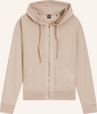 HUGO BOSS Loungewear Jacke Shiny B_Jacket H. beige