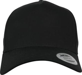 Flexfit Mixte 5-Panel Curved Classic Snapback Black One Size Casquette, Noir, Taille Unique