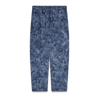 Fiorella Rubino Damen, Hosen, Blau, 2XLGr&ouml;&szlig;e