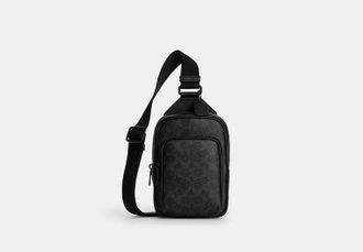 Coach Racer Sling Pack Aus Signature-Canvas