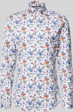 Jake*s Slim Fit Freizeithemd mit extra langem Arm