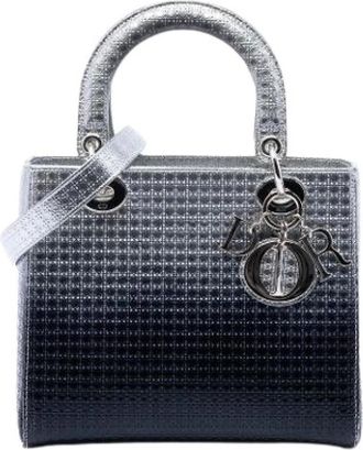 Dior Pre-owned Microcannage Lady - - Pre-owned - Damen - Grau - ONE SIZE