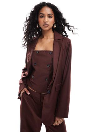 4th & Reckless Blazer densemble habillé - Bordeaux-Rouge