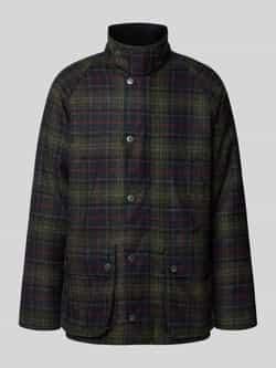 Barbour Bomberjacke mit Stehkragen