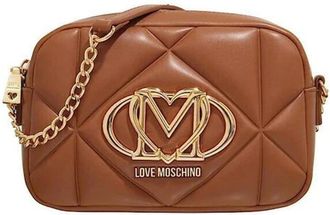 Love Moschino Femme, Sacs, Brun, Taille: ONE Size Sac bandouli&egrave;re en cuir synth&eacute;tique