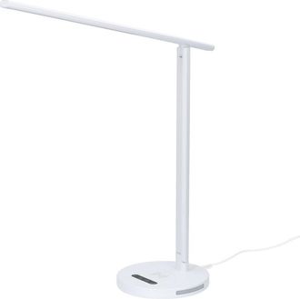 Forlight Avance Flexo led táctil con Regulador de Intensidad y Temperatura de luz. Cargador para móvil de inducción. Blanco