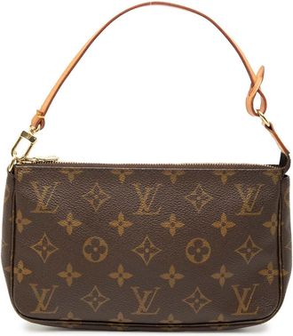 Louis Vuitton Hobo Bags - Monogram Pochette Accessoires - Gr. unisize - in Braun - f&uuml;r Damen
