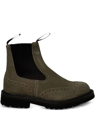 Trickers bottines Silvia en cuir - Marron