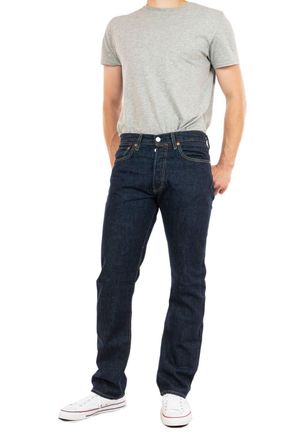 Levi's Herren 501 Original Fit Jeans Jeans, One Wash, 33W / 32L