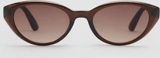 Mango Sonnenbrille mit ovaler Fassung braun - Damen - Einheitsgr&ouml;&szlig;e - MANGO