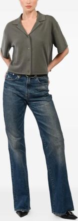 SIMKHAI Alma buttoned shirt - Grau