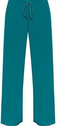 WearAll Pantalon évasé et Flottant - Pantalons - Femmes - Sarcelle - 54-56