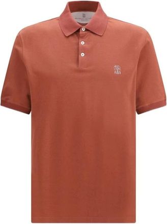 Brunello Cucinelli Homme, Tops, Brun, Taille: M Cotton Casual Shirt