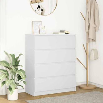 vidaXL Sideboard Wei&szlig; 80x35x99 cm Holzwerkstoff - Vidaxl