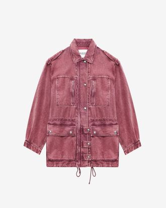 Isabel Marant Veste Joanna - Femme - Framboise - Taille 34 - Marant &Eacute;toile