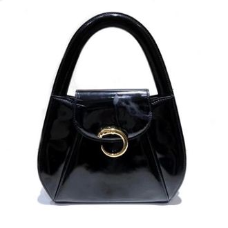 Cartier Pre-owned Cuir sacs-main - Femme - Pre-owned - Noir - Taille: ONE Size