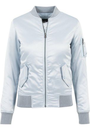 Urban Classics Allwetterjacke Urban Classics Damen Ladies Satin Bomber Jacket (1-St)