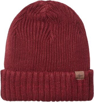 Sealskinz Bacton wasserdichte Beanie mit Manschette f&uuml;r kaltes Wetter - Rot, S/M