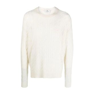 Etro Rundhals-Strickware - - Knitwear - Herren - Wei&szlig; - XL