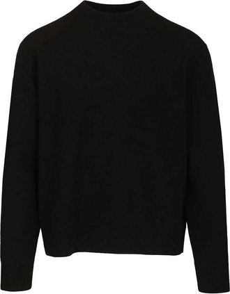 Acne Studios Pull Col Rond - Noir