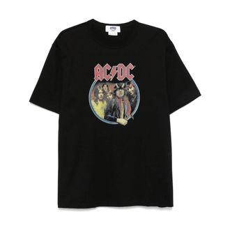 Junya Watanabe Schwarze Crew Neck T-shirts und Polos - - Tops - Herren - Schwarzk - L