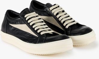 Rick Owens Baskets crant&eacute;es en cuir