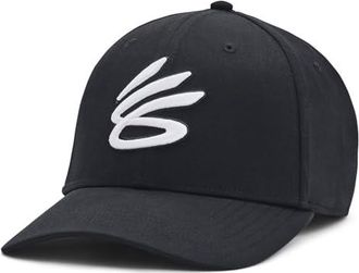 Under Armour Casquette de baseball UA Curry Snapback pour homme, noir/blanc, Taille unique