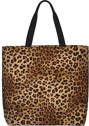 Generic L&eacute;opard Mignon Sac Fourre-Tout Imperm&eacute;able Sacs De Courses L&eacute;ger Sac A Main Femmes Pour Gym Plage Quotidienne