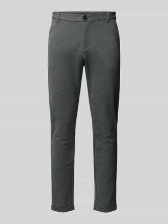 Lindbergh Slim Fit Stoffhose mit verk&uuml;rztem Schnitt