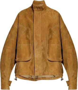 The Attico Wildlederjacke mit Seitentaschen - Braun