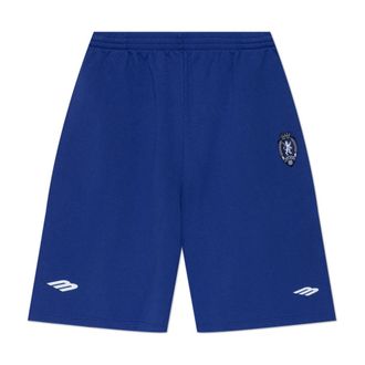 Balenciaga 3B Football Large Shorts - - Shorts - Herren - Blau - M