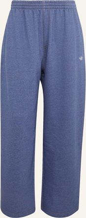 adidas Originals Adidas Originals Trefoil Essentials Baggy-Hose, Meliert, Beinabschl&uuml;sse Ohne Saum blau