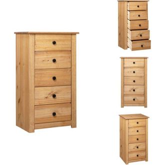 vidaXL Buffet 46x40x89 cm Pin Gamme Panama - Buffet - Meuble De Rangement - Commode - Armoire Lat&eacute;rale - Mobilier Maison