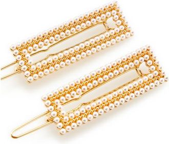 Au Printemps Paris Barrette avec perles pour cheveux