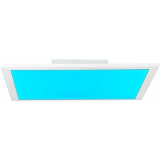 Brilliant Lampe Abie LED Deckenaufbau-Paneel 40x40cm RGB wei&szlig; 1x 24W LED integriert, (2400lm, 2700-6200K) Mit Fernbedienung steuerbar