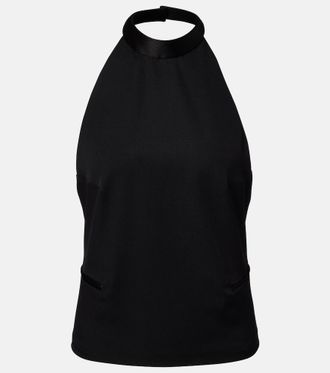 Alexander McQueen Top en satin