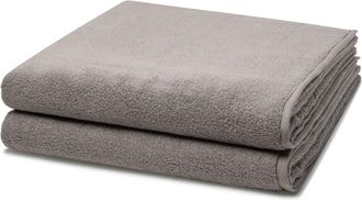 ROSS 2 teiliges Frottier-Set - Sensual Skin (2 X Duschtuch im Set) - 500 g/m2 - Baumwolle - Walkfrottee - saugstark - weich und flauschig - Flanell