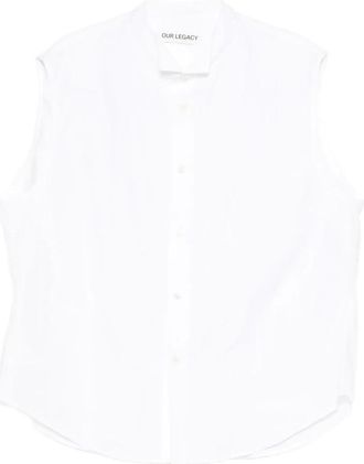 Our Legacy Homme, Chemises, Blanc, Taille: XL Wing Shirt Sleeveless