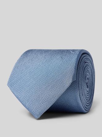 Willen Krawattenfabrik Fein strukturierte Seidenkrawatte (7 cm)