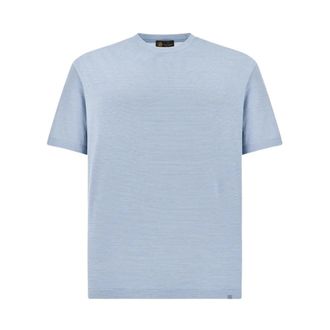 Paul & Shark T-Shirt aus doppelt mercerisierter Baumwolle in zwei Farben - - Tops - Herren - Blau - M