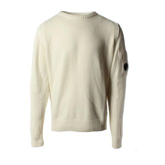 C.P. Company Beiger Fleece Strickpullover - - Knitwear - Herren - Beige - XL