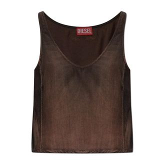 Diesel Damen, Oberteile, Braun, SGr&ouml;&szlig;e