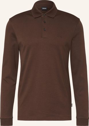 HUGO BOSS Jersey-Poloshirt Pado braun