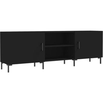 vidaXL TV-Schrank Schwarz 150x30x50 cm Holzwerkstoff - Vidaxl