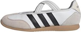 adidas Femme BARREDA Mary Jane Shoes, Core White/Core Black/Gum 3, 38 2/3 EU