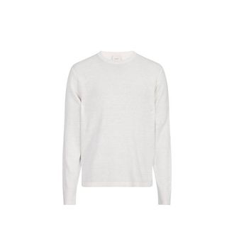 Calvin Klein Pull droit col rond en lin m&eacute;lang&eacute;