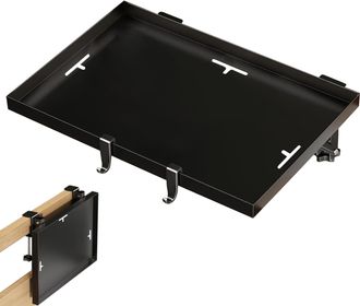 Generico Bettregal | Beistelltisch für Studentenzimmer, klappbares, zusammenklappbarer Organizer für Smartphones, Brillen, Kopfhörer zu Hause