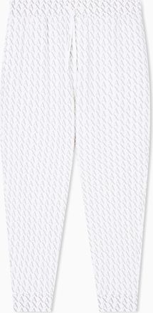 A|X Armani Exchange Mens Essential, All-Over Monogram,Sweatpants,White,XL