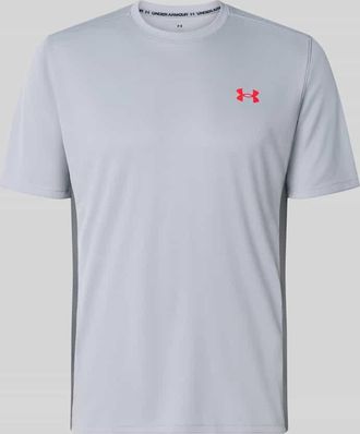 Under Armour Regular Fit Sport-T-Shirt mit Label-Print