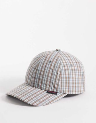 Gramicci Millwood - Kappe mit Schottenkaromuster in Braun-Brown